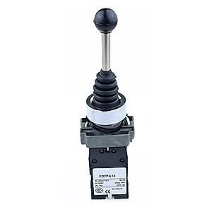 CRFYJ 1PCS XD2PA14CR 4NO 4Po sitions Latching Maintained Wobble Stick Joystick Replace Switch