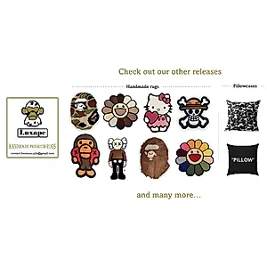 LUXAPE One Piece Rug - Anime Rug - Handmade Tufted Rug - Handmade & Premium- 28in (70cm) - Hypebeast Rug - Preppy Decor - Hypebeast Room Decor - Luxape Rug (One Piece)