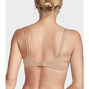 Victoria's Secret Lightly Lined Wireless T Shirt Bra, Adjustable Straps, Bras for Women, Beige (34C)
