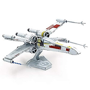 Fascinations Metal Earth Premium Series Star Wars X-Wing Starfighter in Color 3D Metal Model Kit