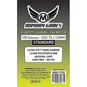 Tarot Card Sleeves (70x120mm)-100 Standard