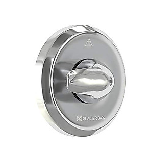 Glacier Bay Aragon 2-Handle 1-Spray Shower Faucet in Chrome (Valve Included)