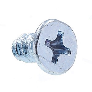 Prime-Line 9016451 Sheet Metal Screws, Self-Tapping, Flat Head, Phillips Drive, #8 X 3/8 in, Zinc Plated Steel (50 Pack)