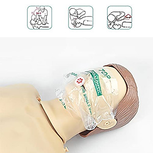 Yzpacc Set of 50 CPR Mask, Disposable CPR Shield Mask Emergency Mask Key Chain Ring ,with One-Way Valve Breathing Barrier for First Aid or AED Training (Colorful-50PCS)