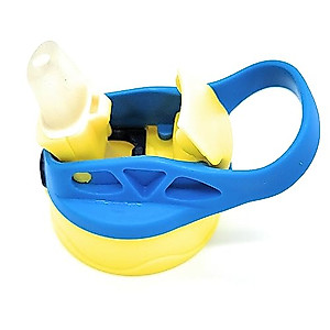 12oz "NOTHING WRONG IN DOING GOOD" Glow in the Dark, Wide Mouth Color changing Water Bottle for Kids (Blue)