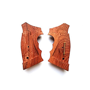 BMPL Hardwood Open Back Luxury Laser Grips Compatible with Taurus Medium/Large Frame.357 M44, 65, 66, 80, 82, 83, 96, 431, 441, 607, 608, 669 Revolver Handmade Handcraft