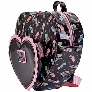 Loungefly Valfre Double Heart Mini Backpack