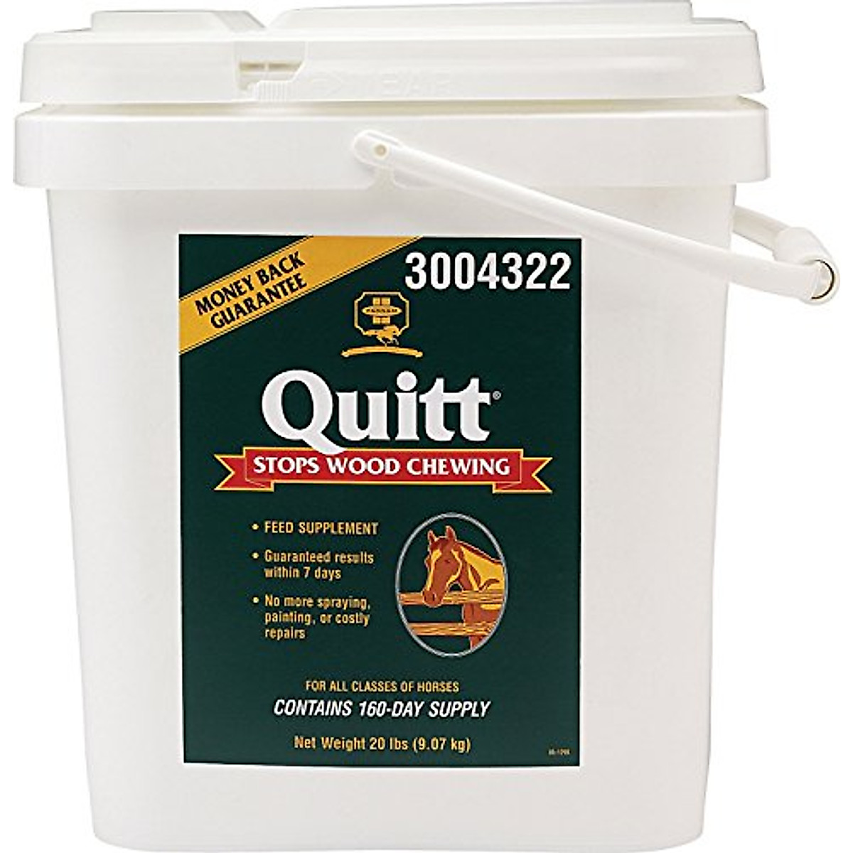 Farnam Quitt Wood Chewing Supplement for Horses, 20-Pound