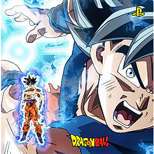 Skin Ps4 PRO - Dragonball Goku Ultra Instinct - Limited Edition Decal Cover ADESIVA Playstation 4 Slim Sony Bundle