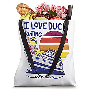 Cruise Ship Cruising Rubber Duck Passenger Cruiser Vacation Tote Bag