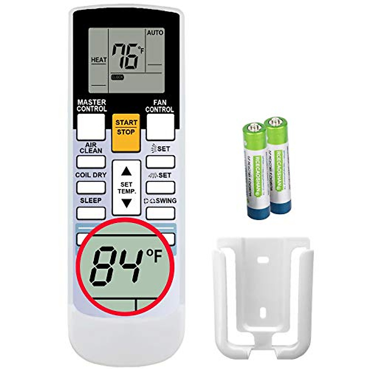 RCECAOSHAN Replacement for Fujitsu Air Conditioner Remote Control Ar-Rah2u Ar-Rah1u Ar-Rae2u Ar-Rae1u Ar-Ry3 Ar-Ry4 Ar-Ry5 Ar-Ry6 Ar-Ry7 Ar-Ry10 Ar-Ry11 Ar-Ry12 Ar-Ry14 Ar-Ry15 Ar-Ry16 Ar-Ry17 Ar-Ry19