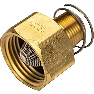 Simpson Cleaning 7100355 Replacement 3/4-Inch Female Garden Hose for Pressure Washer Pumps, 3/8-Inch MNPT, Gold