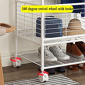 Wire Commercial Rolling Laundry Cart with hanger 2.5 Bushel Wire Laundry Basket with Wheels easy moved garment rack with basket for organize