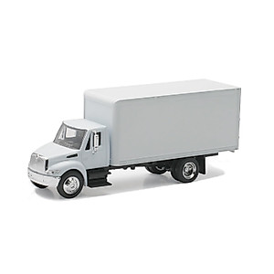 International 4200 White Box Truck (cab is die-cast Metal, Balance is high Impact Plastic)