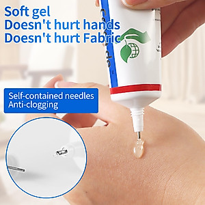 Cerca de Fabric Glue，Liquid Stitch Fabric Adhesive，Mighty mend it Fabric Glue, Strong, Waterproof Glue for Fabric Repair and Permanent Bonding, 2 oz.