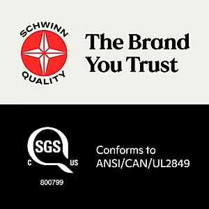 Schwinn Healy Ridge Youth Electric Mountain Bike, 18-Speed Drivetrain, 14-Inch Alloy Frame, 24-Inch Wheels, Mint