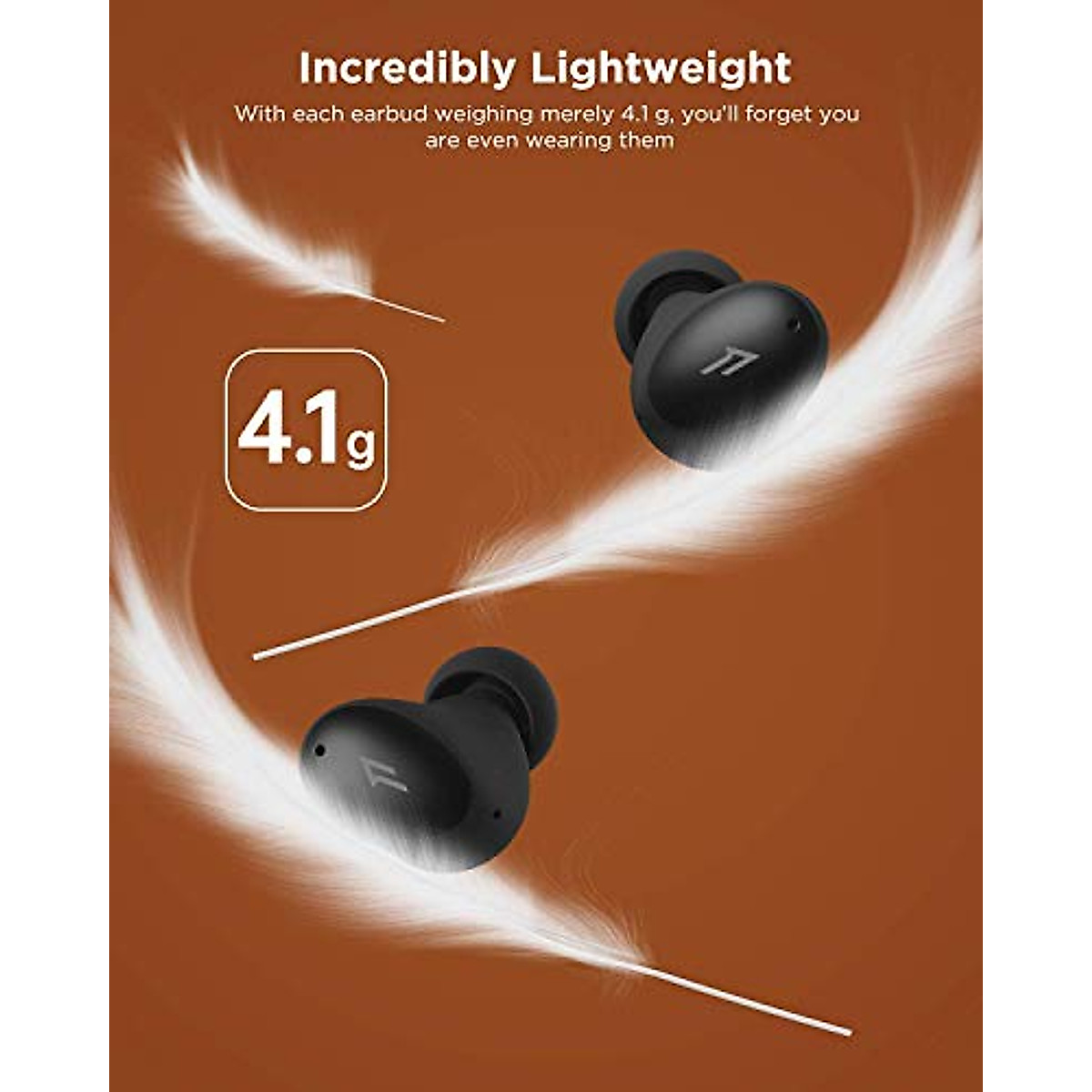 1MORE Colorbuds Wireless Earbuds Bluetooth 5.0 Headphone with Fast Charging, Qualcomm Chip IPX5 Waterproof Stereo in-Ear Earphones CVC8.0 Build-in Dual Mic ENC Auto Play/Pause Aptx, AAC, 22H (Renewed)