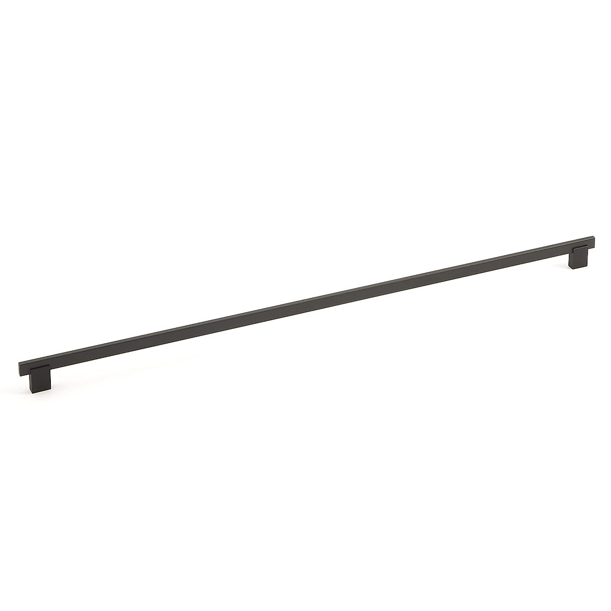 Richelieu Hardware BP905640900 Madison Collection 25 1/4-inch (640 mm) Center-to-Center Matte Black Modern Rectangular Cabinet and Drawer Bar Pull Handle for Kitchen, Bathroom, and Furniture