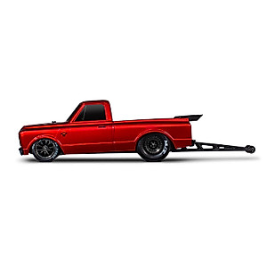 Traxxas 1/10 scale Drag Slash, RED, Fully assembled, Ready-to-Race® with TQi™ 2.4GHz Radio System, Stability Management®, and Velineon Brushless Power System