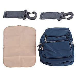 01 02 015 Diaper Bag, Waterproof Lightweight Size Diaper Bag Backpack Fashionable Diaper Bag Durable Wear‑resistant for Milk Powder Cans