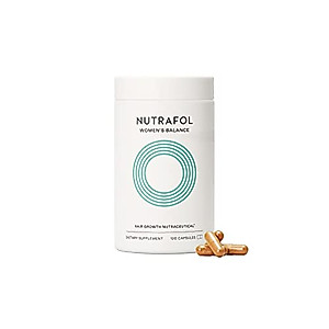 Nutrafol Women's Balance Hair Growth Supplement for Visibly Thicker Hair & Scalp Coverage 1 Bottle | 1 Month Supply
