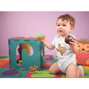 In My Diaper I Have an Oklahoma UT Texas Fans Baby One Piece 6 Months White