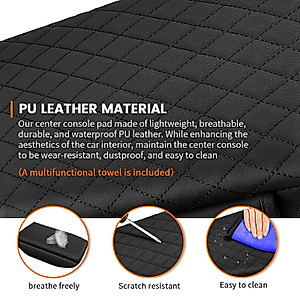 Rilsen Honda Accord 2023 2024 2025 Center Console Cover Armrest Cover Armrest Cushion Pad Cover for Honda Accord Accessories