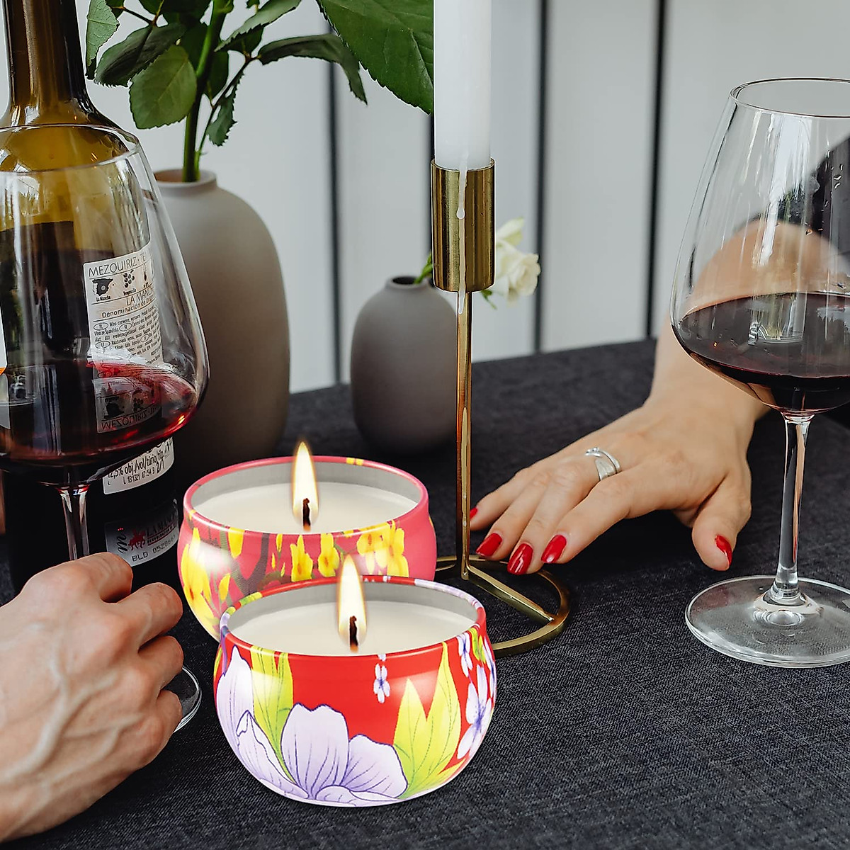 16 Pack Scented Candles, 2.5 oz Aromatherapy Candles for Home Scented, Natural Soy Portable Small Jar Candles Set for Travel, Spa, Bath, Yoga