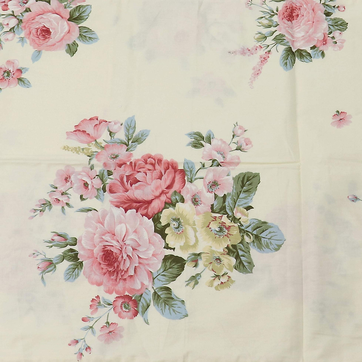 100% Cotton 600 Thread Count Pillow Case Set of 2, Standard Size Floral Pillow Covers for Sleeping, Breathable Easy to Wash