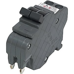 UBIF0220N-New Federal Pacific Electric Stab-Lok NC220 Replacement. Two Pole 20 Amp Thin Series Manufactured by Connecticut Electric