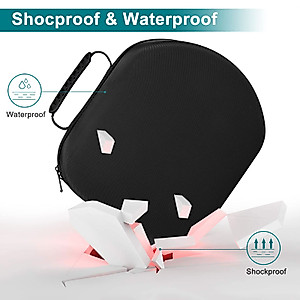 Hard Travel Case Compatible with Oculus Quest 2 with Elite Strap, Portable Protection Carrying Case Storage for Oculus Quest VR, Gaming Headset, Controllers Accessories, Valentines Day Gifts for Him
