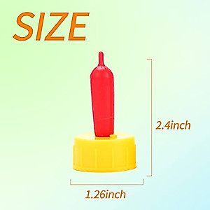 8 Pack Goat Nipple Bottles - Nipple for Feeding Goats - Soft Rubber Pacifier for Nursing Lambs and Goat Kids - Essential Supplies for Feeding Goats - The Miracle Nipple Bottle Pops Included