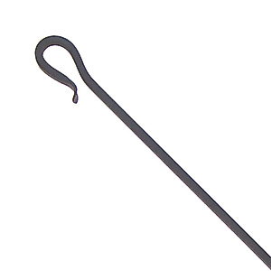 Minuteman International Shepherd's Hook Poker, Single Fireplace Tool (WR-21P)