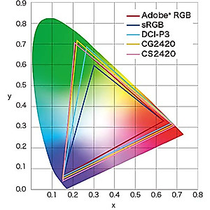 EIZO CG2420-BK ColorEdge Professional Color Graphics Monitor 24.1" Black