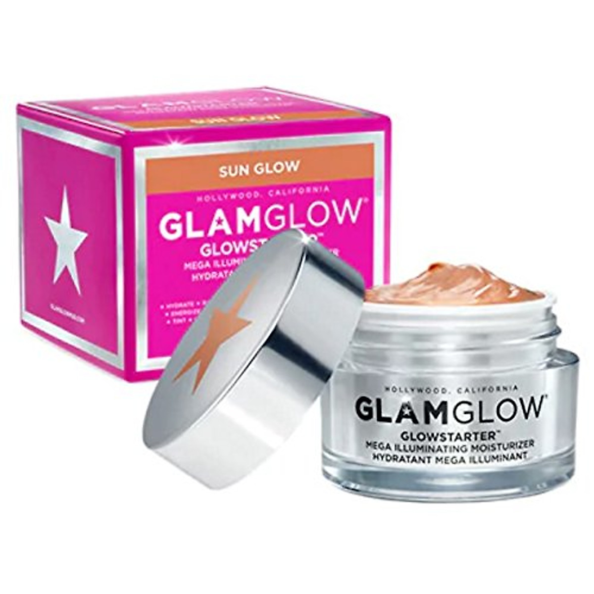 Glamglow Glow Starter Mega Illuminating Moisturizer, Sun Glow, 1.7 Ounce
