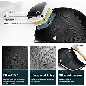 FROFILE Bike Helmets for Adults - (Medium, Black) Urban Scooter Bicycle Helmet for Men Women