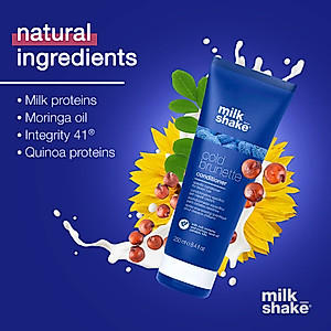 milk_shake Cold Brunette Blue Conditioner for Brunettes with Special Blue Pigments for Light Brown or Dark Blonde Hair - 8.4 Fl Oz (250 ml)