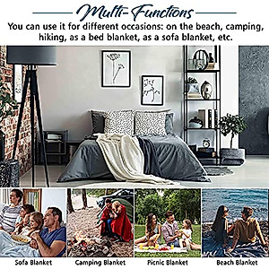 Personalized Photo Blanket For Couples, Friends, Family For Birthday, Anniversary, Christmas, Thanksgiving, Custom Collage And Text Blanket Gifts, Soft And Warm Premium Quality Blanket, Printed In USA