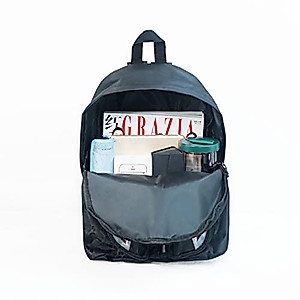 FJyuanqi School & Travel Backpack Laptop Backpack for Boys & Girls with Adjustable Strap Casual Daypack Hiking Bag 15 Inch - (Black Shark)