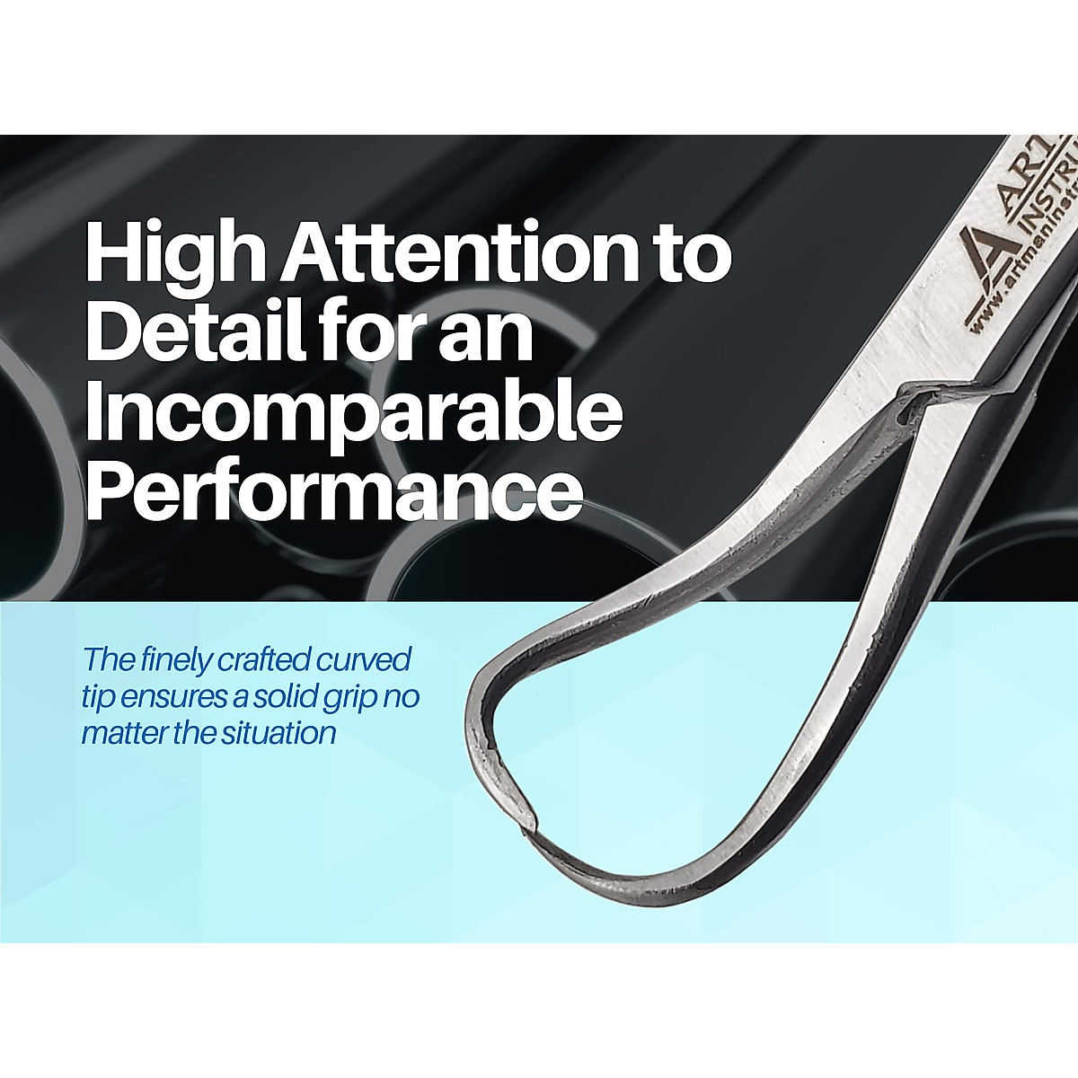 Towel Clamp Backhaus Forceps Gold Plated 3.5" Medical Surgical Instrument ARTMAN Set of Three (3)