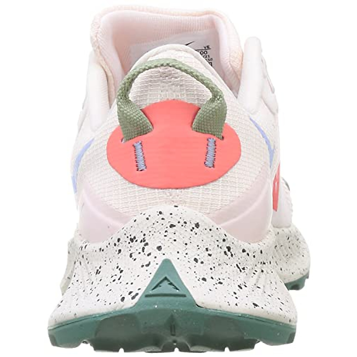 Nike Women's Race Running Shoe, Lt Soft Pink Aluminum Magic Ember Bicoastal Oil Green Phantom, 8.5