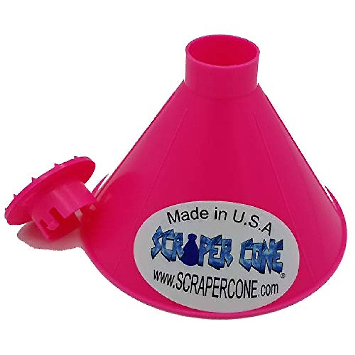 SCRAPER CONE®️ The Original Ice Scraper, Snow Removal Made in The USA Magical Frost Removal Funnel Shaped Cleaning Tool Car Windshield Deicer Magic Scrapers Instascrape round snow shovel brush