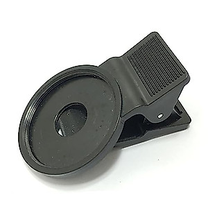 UKCOCO 37mm Clip 3pcs Phone Camera Lens Clip Universal Clip Lens Phone Lens Clip Wide Angle Lens for Cellphone Mobile Phone Macro Lens Wide-Angle Lens Cell Phone Caliber Black Telephone