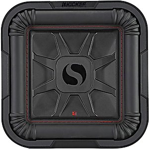 Kicker 46L7T102 L7T L7-Thin 10-Inch (25cm) Subwoofer, Dual Voice Coil, 2-Ohm, 500 Watt