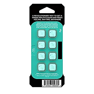 Listerine Ready! Tabs Chewable Tablets with Soft Mint Flavor, Revolutionary 4-Hour Fresh Breath Tablets to Help Fight Bad Breath On-the-Go, Sugar-Free, Alcohol-Free & Gluten-Free, 8 ct