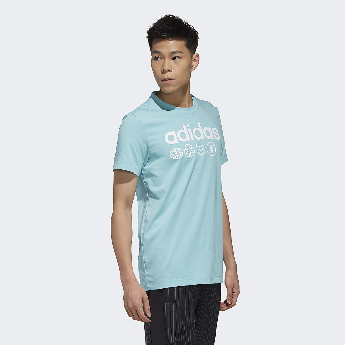 adidas Men's Primeblue Tee Blue Spirit/White X-Large