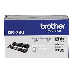 Brother Genuine-Drum Unit, DR730, Seamless Integration, Yields Up to 12,000 Pages, Black (-Drum unit, NOT toner)