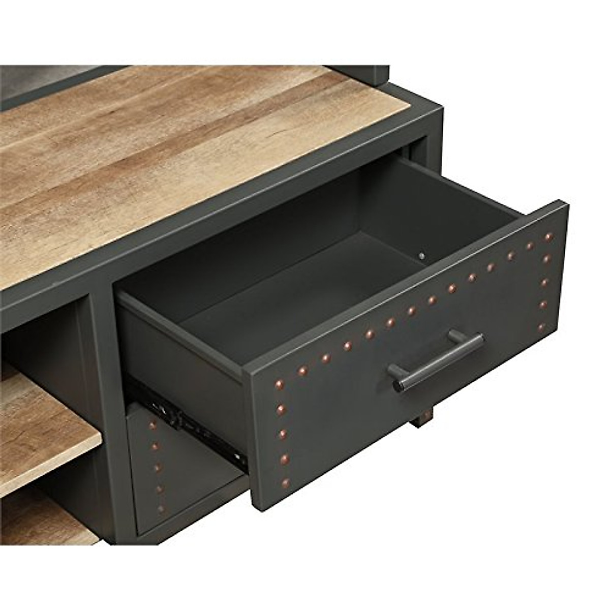 ACME Actaki Bookshelf - - Sandy Gray