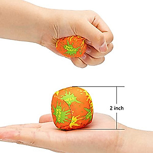 HFATMOS Water Splash Balls Float, Water Bomb Balls for Pool, Water Absorbent Ball for Water Activities, Kids Pool Toys Summer Beach Soaking Games Fun Children Party Activities 12 Pcs