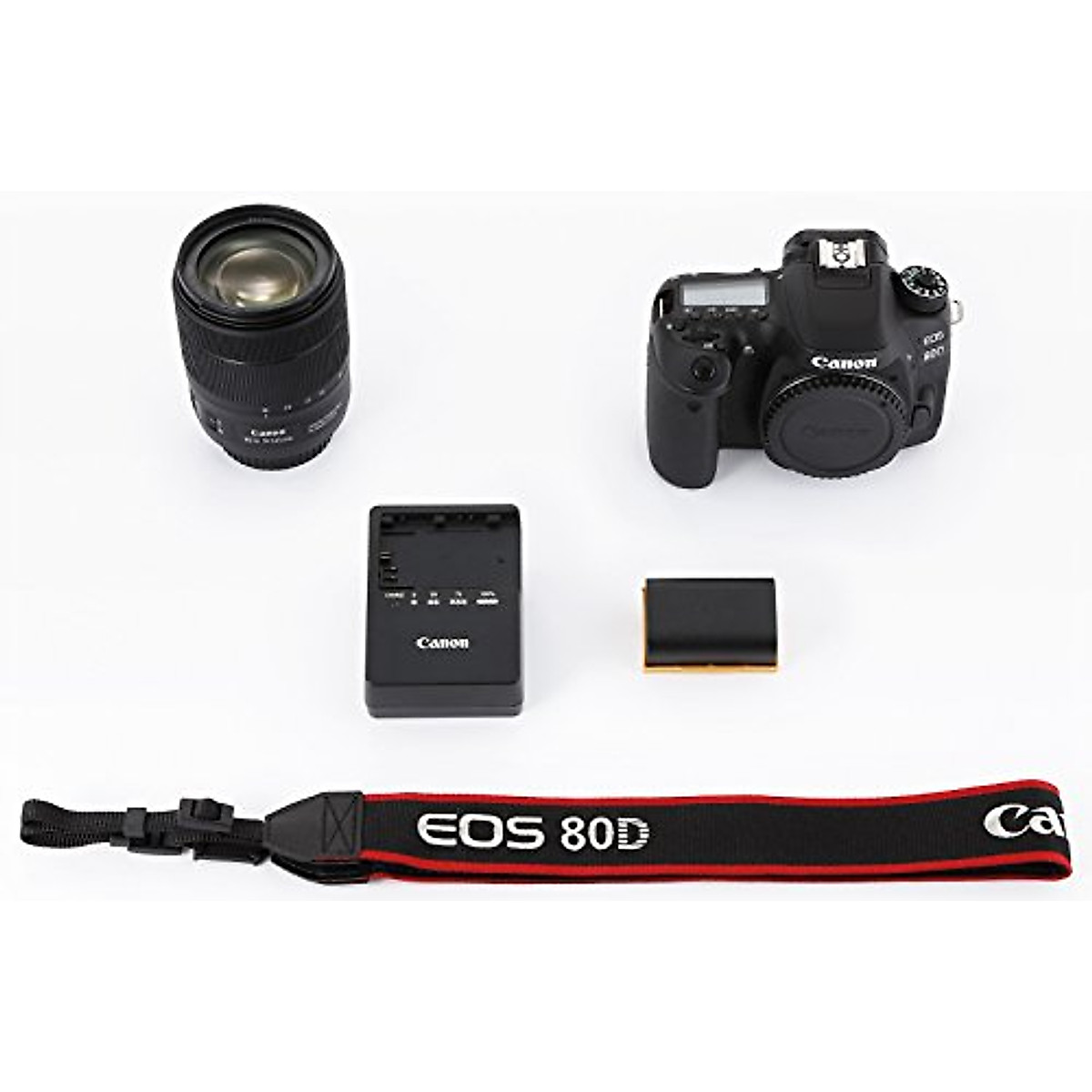 Canon EOS 80D lens kit EF-S18-135mm F3.5-5.6 IS USM--(Japan Import-No Warranty)